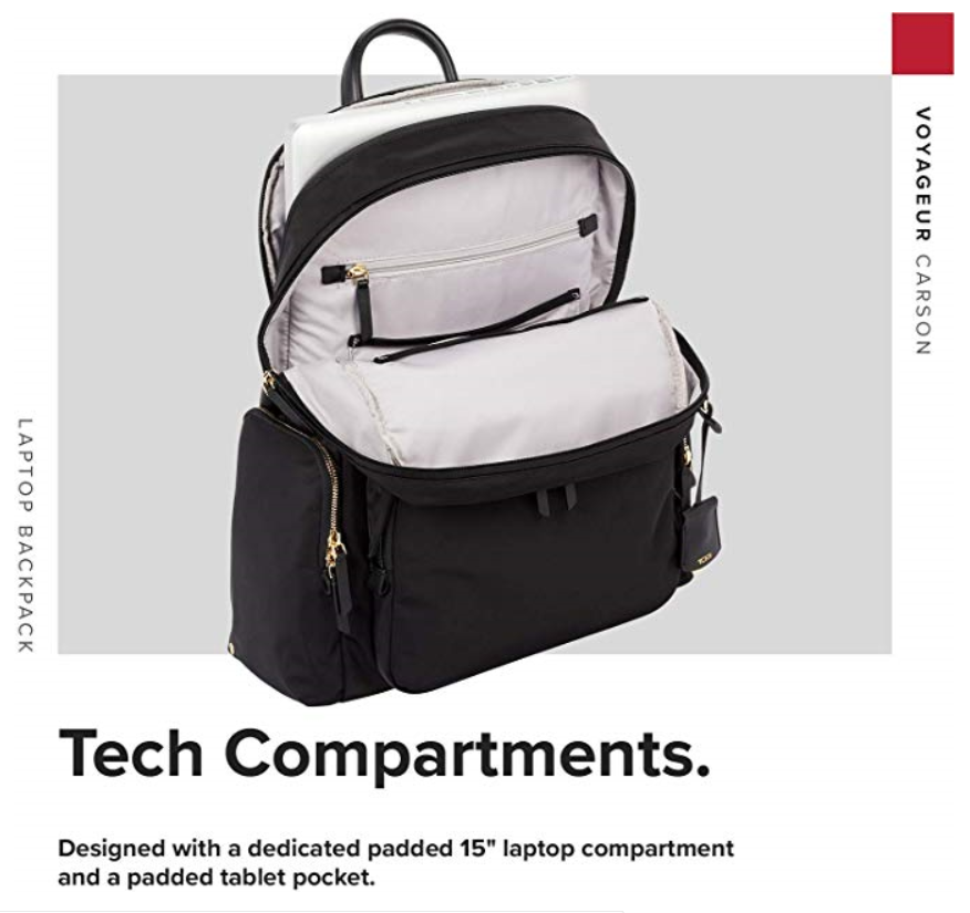 Tumi Voyageur Carson 15” Laptop Backpack for Women Reviews 2021 ...